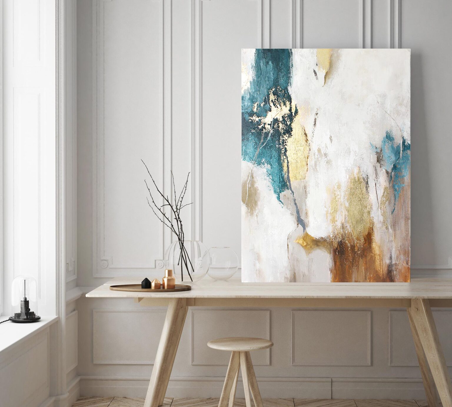 Painting “Emerald Flow” – Matiss