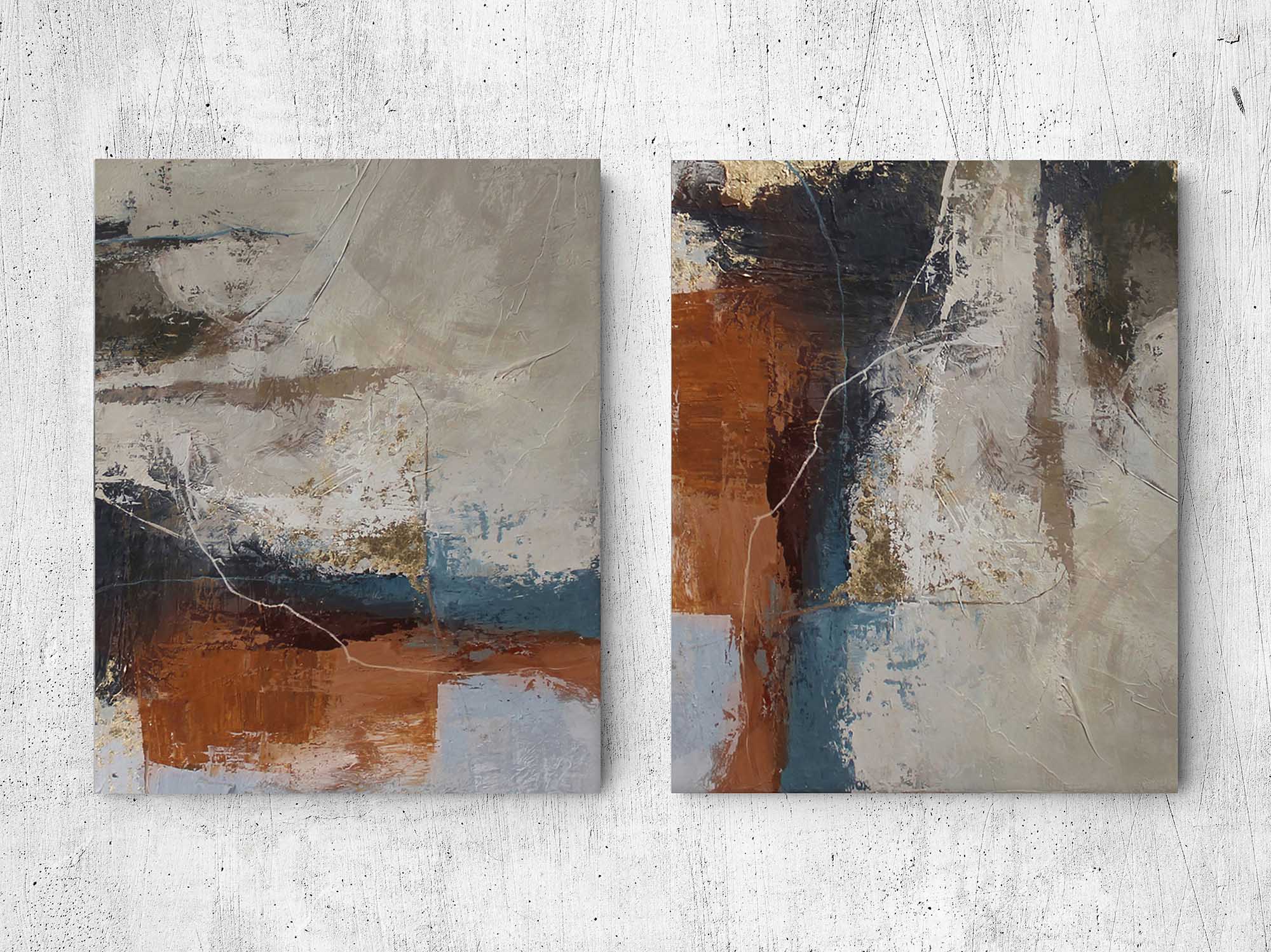 Painting “Orange flight set 2” – Matiss